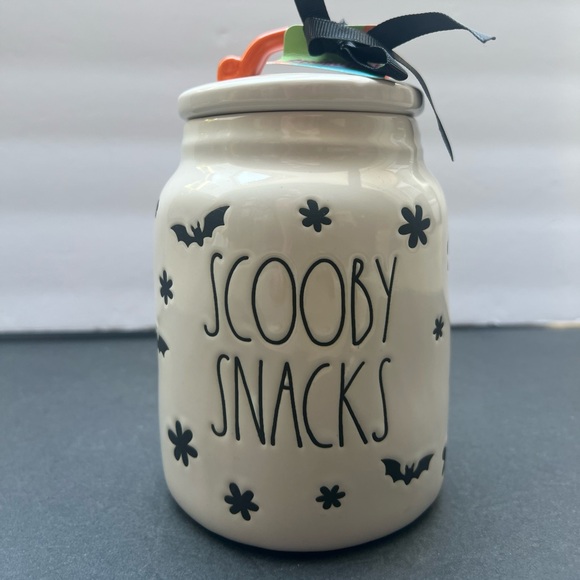 Rae Dunn | Kitchen | Nwt Rae Dunn Scooby Snacks Lidded Jar | Poshmark